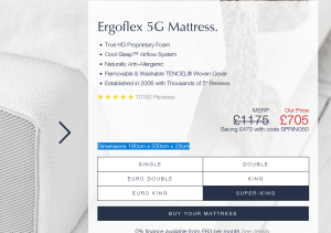 Ergoflex 5G Mattress (Memory Foam) - Long-Term Review