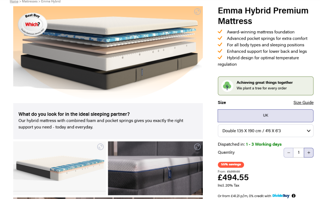 Emma Original vs. Emma Premium mattress - Comparison (2025)